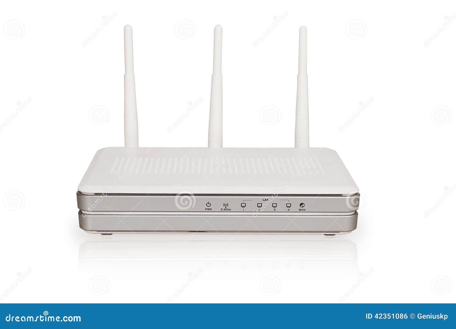 Wireless Wi-Fi router stock photo. Image of connection - 42351086