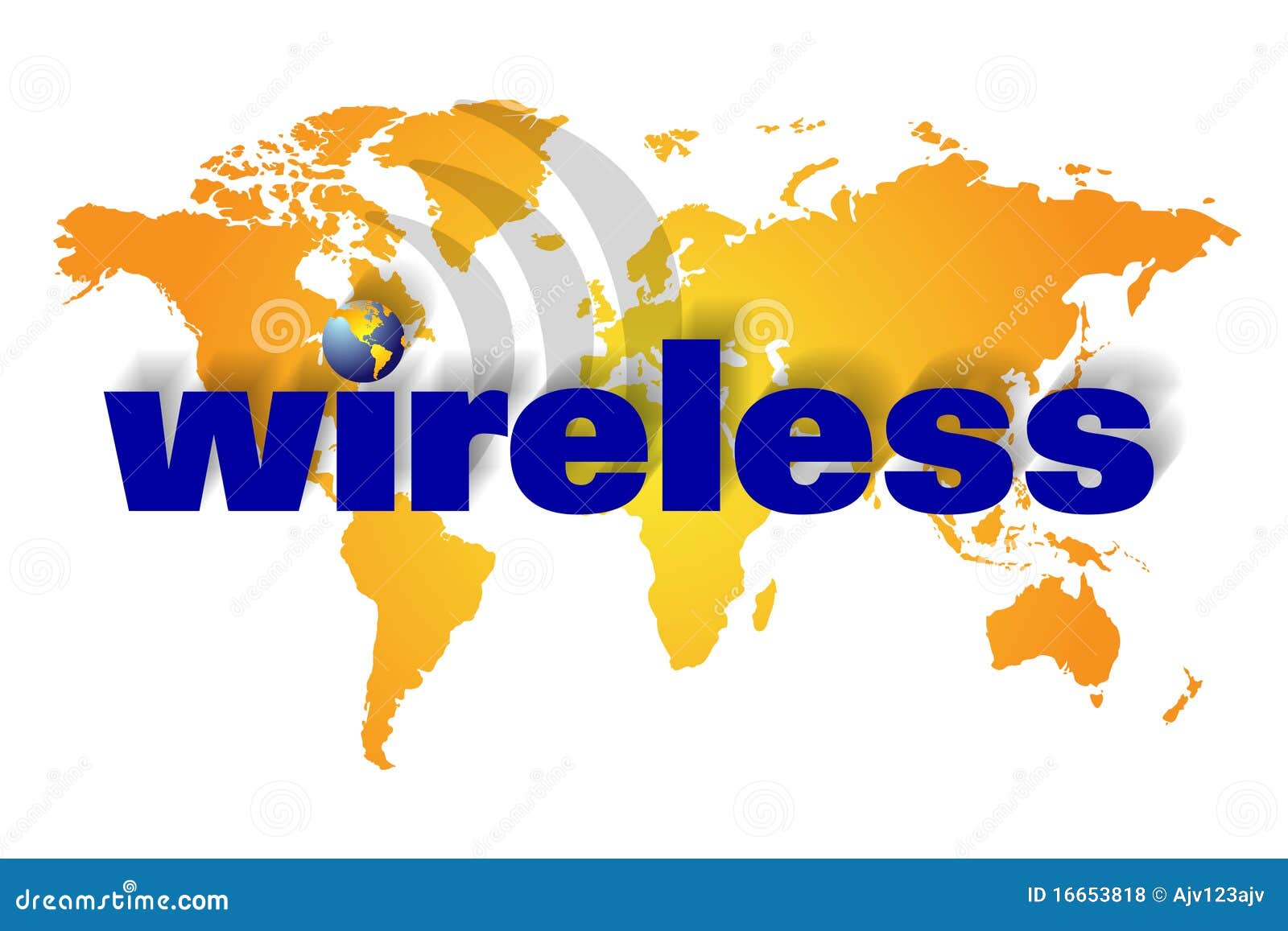 Wireless Or Wire Less Communication Stock Photography | CartoonDealer ...