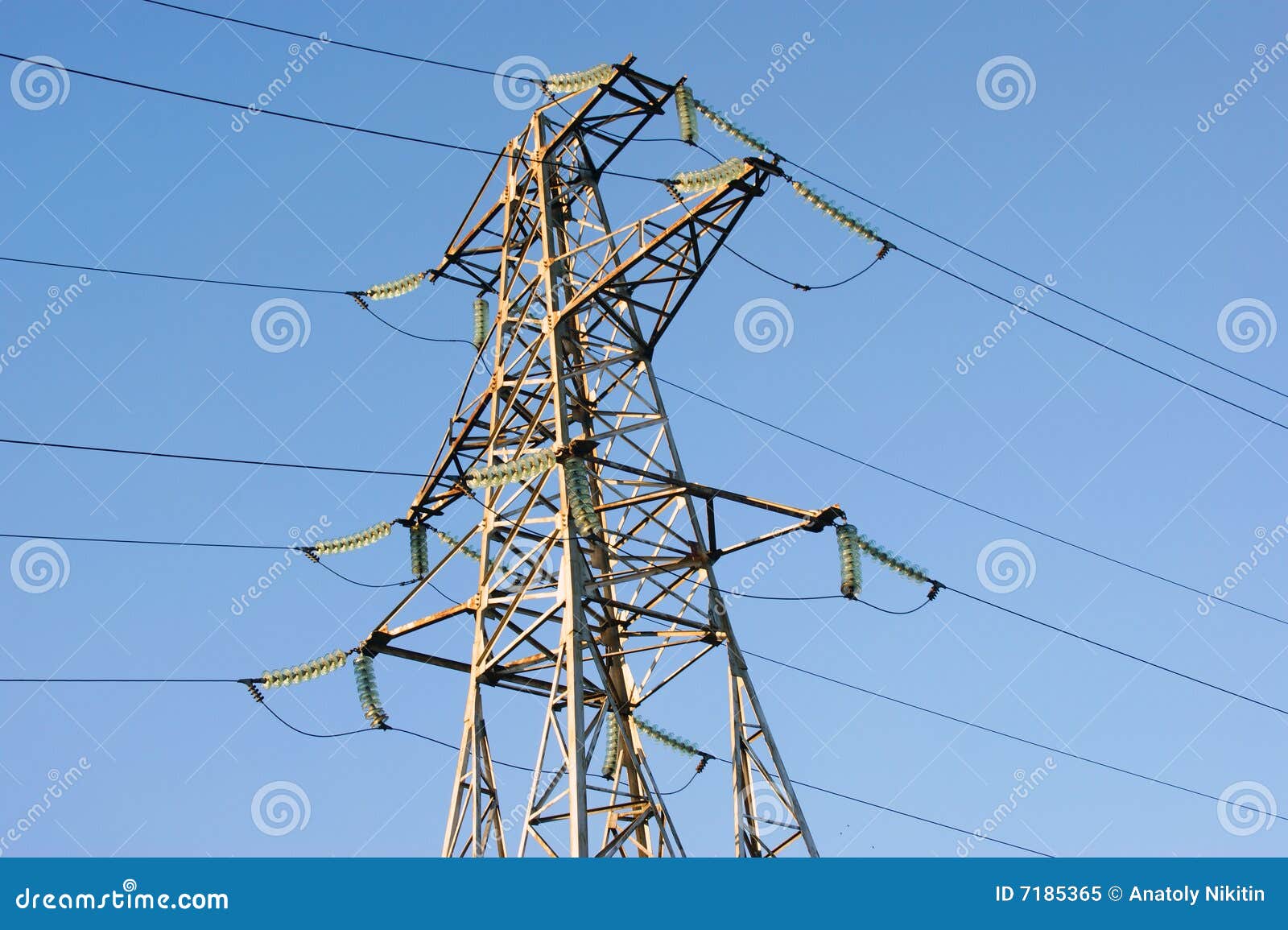 Wires stock image. Image of wires, utility, transmission - 7185365