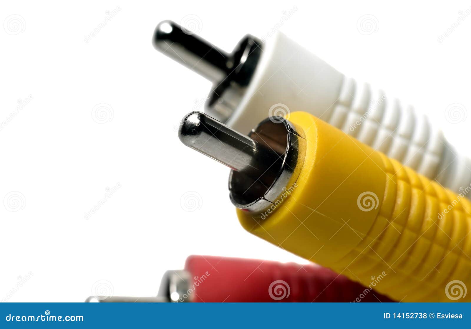 Wires of Audio or Video Devices Stock Photo - Image of technology ...