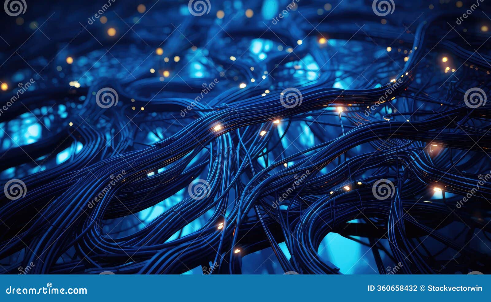Blue Connections Texture Vector Illustration | CartoonDealer.com #214113174