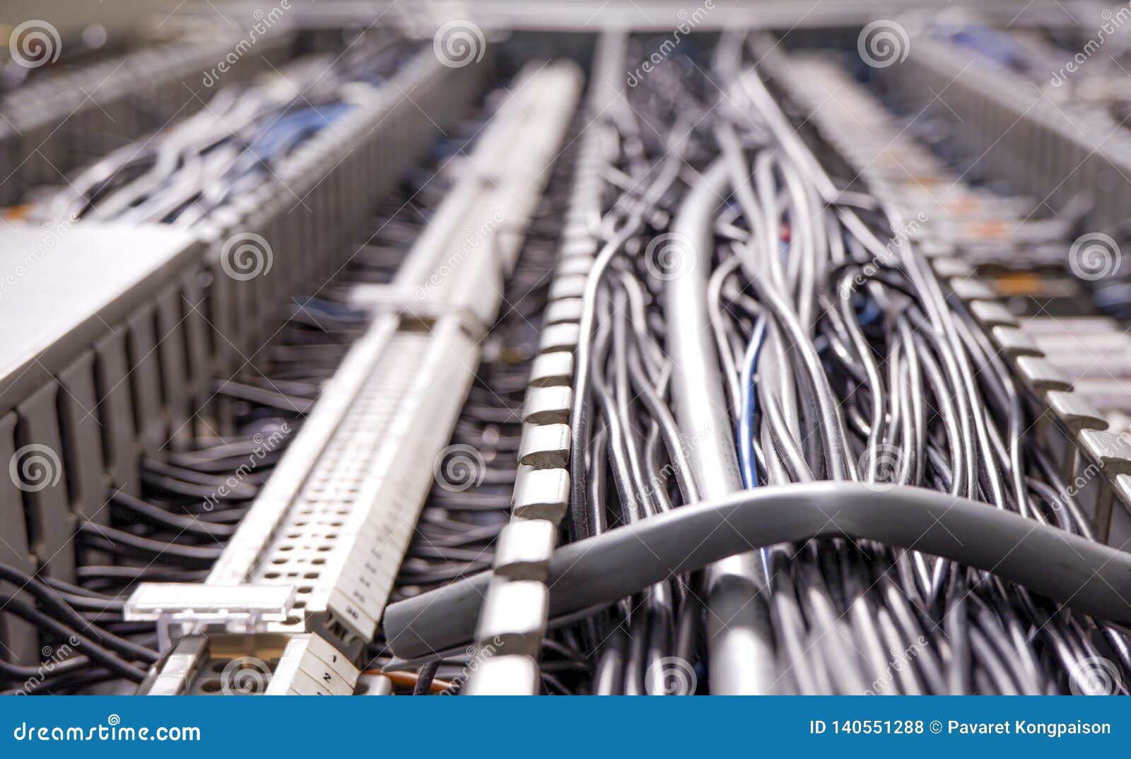 Wires and Cables, Data Flow in the Network within the Industrial Plant ...