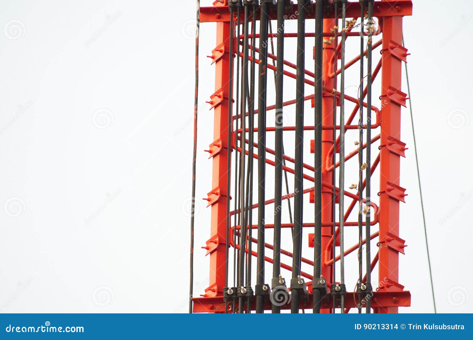 Wires and cables stock photo. Image of post, electric - 90213314