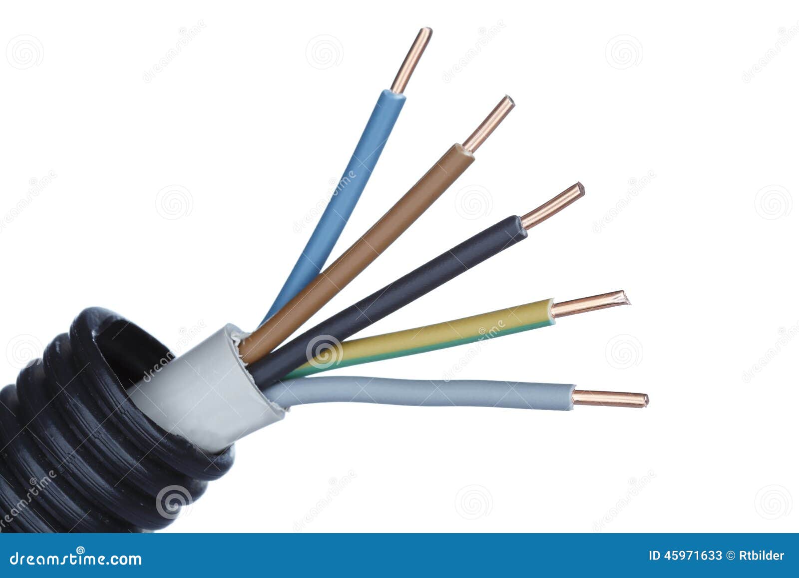 Wires with casing stock image. Image of isolation, equipment - 45971633