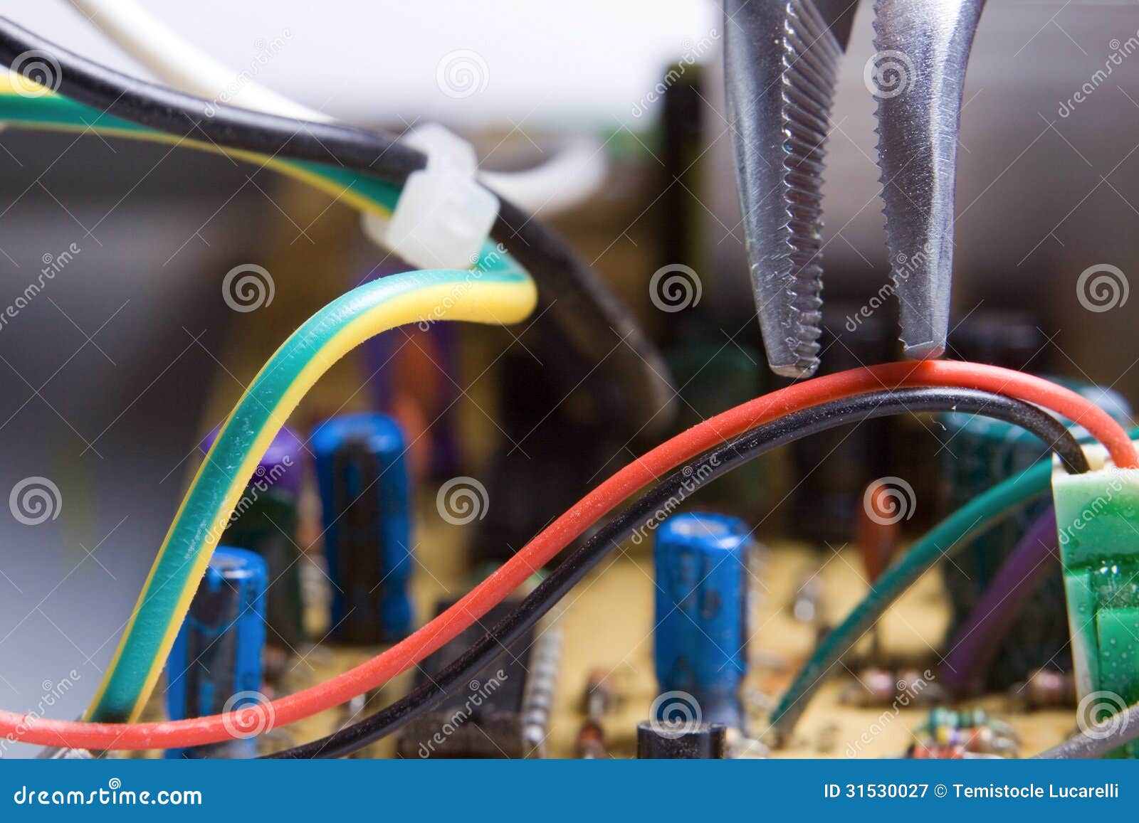 Wires stock image. Image of card, manufacturing, board - 31530027