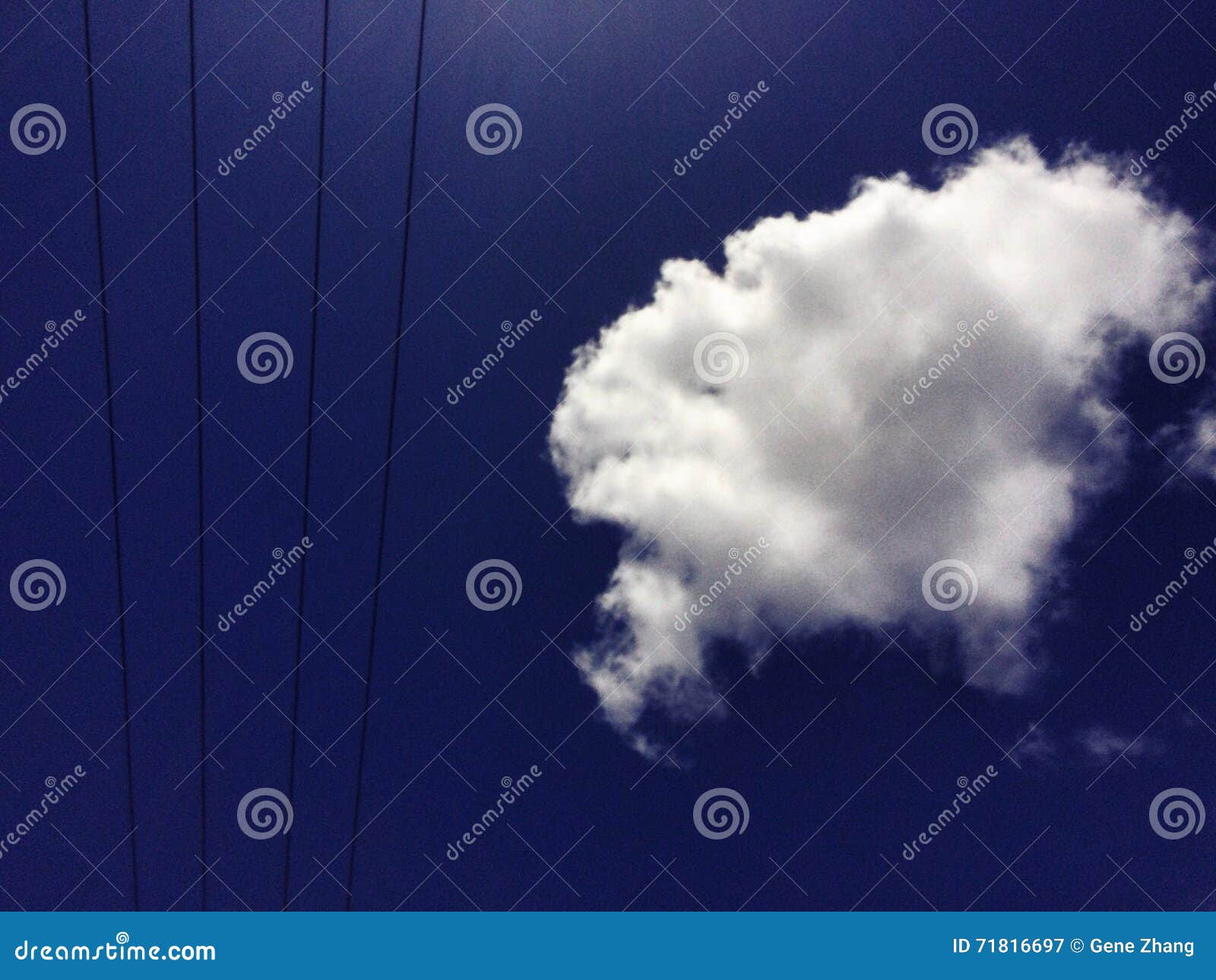 Wires and clouds stock image. Image of wire, outdoor - 71816697