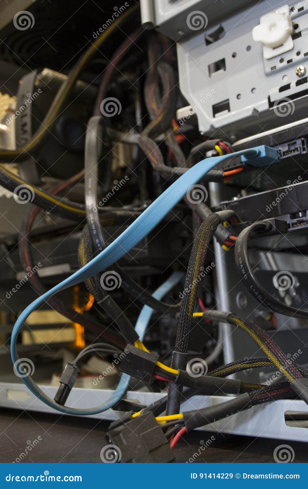 Wires Connected To the Network Stock Image - Image of wire, technology ...
