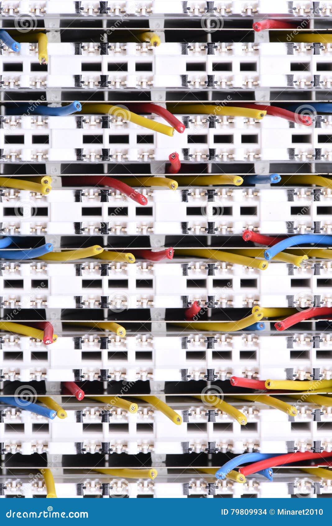 Wires IP Switchboard Panel stock photo. Image of color - 79809934