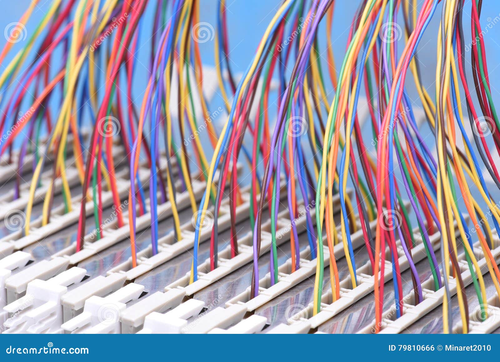 Wires IP Switchboard Panel stock photo. Image of electrical - 79810666