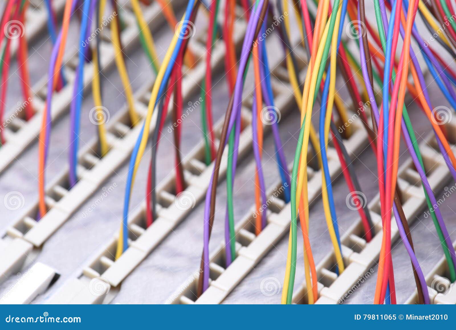 Wires IP Switchboard Panel stock image. Image of internet - 79811065
