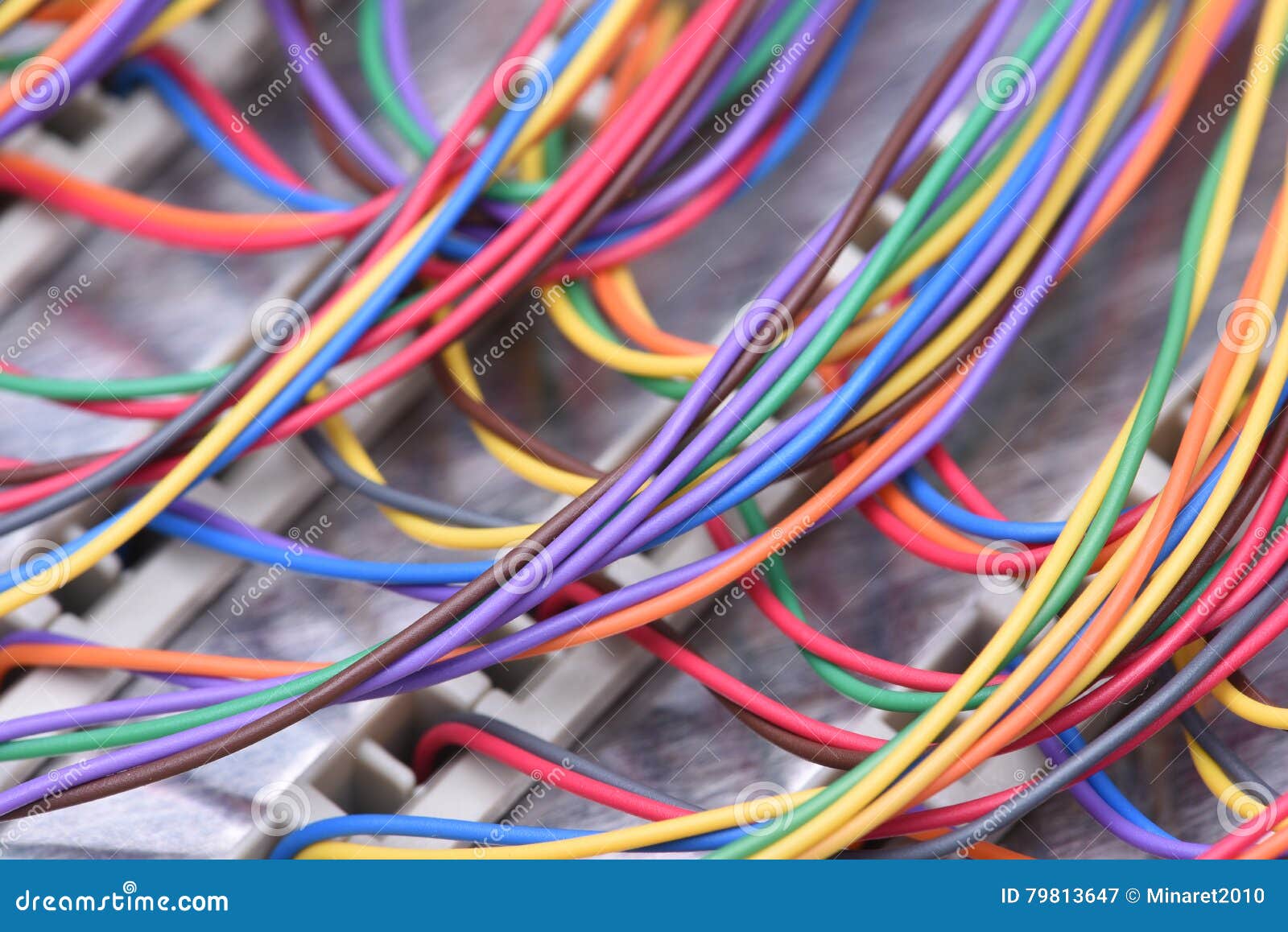 Wires IP Switchboard Panel stock image. Image of internet - 79813647
