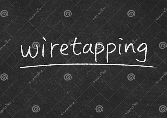 Wiretapping stock image. Image of concept, blackboard - 164699417