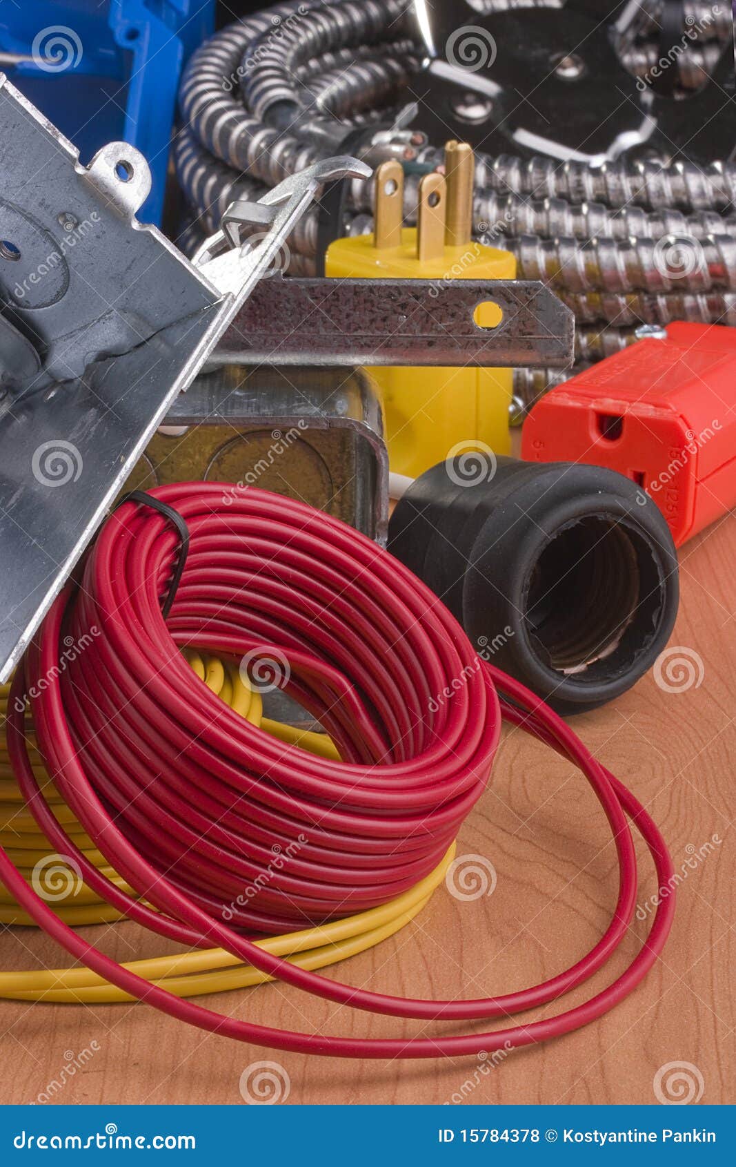 Wiring stock photo. Image of electrical, inventory, repair - 15784378
