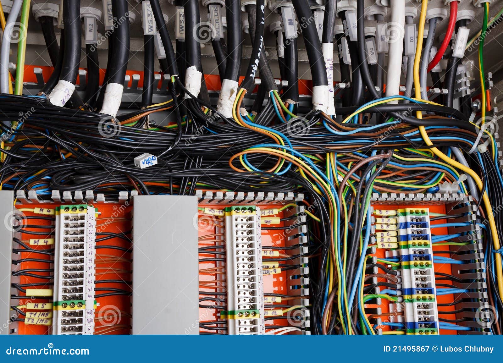 Wiring stock image. Image of electric, industry, electricity - 21495867