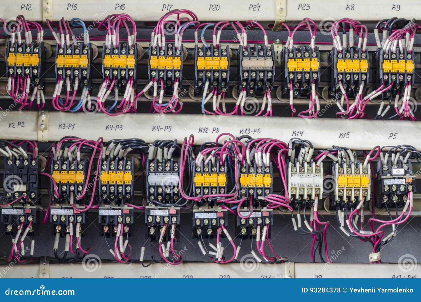 Wiring connection stock photo. Image of cable, wiring - 93284378