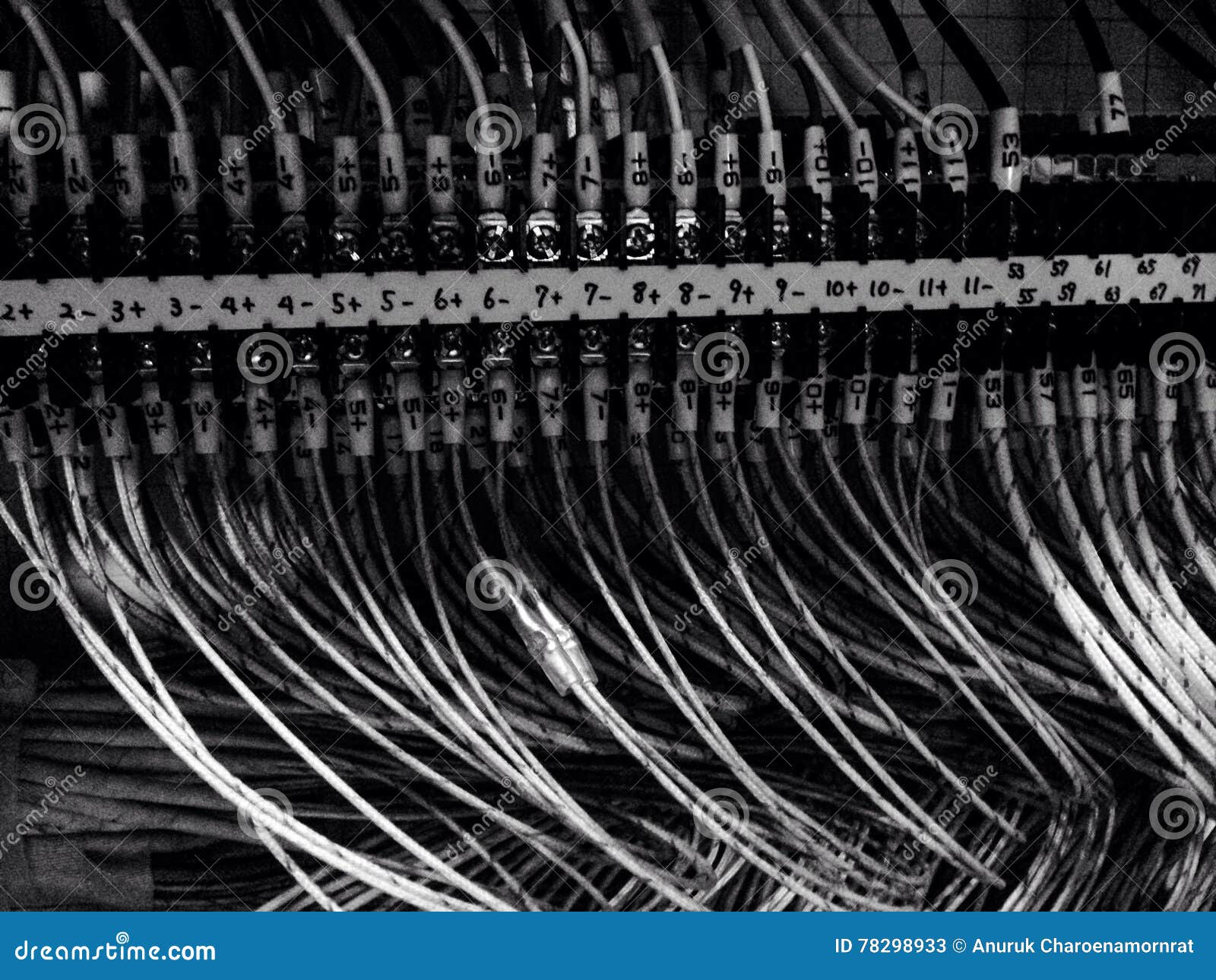 Wiring Connection Inside Mold Stock Image - Image of heater, electric ...