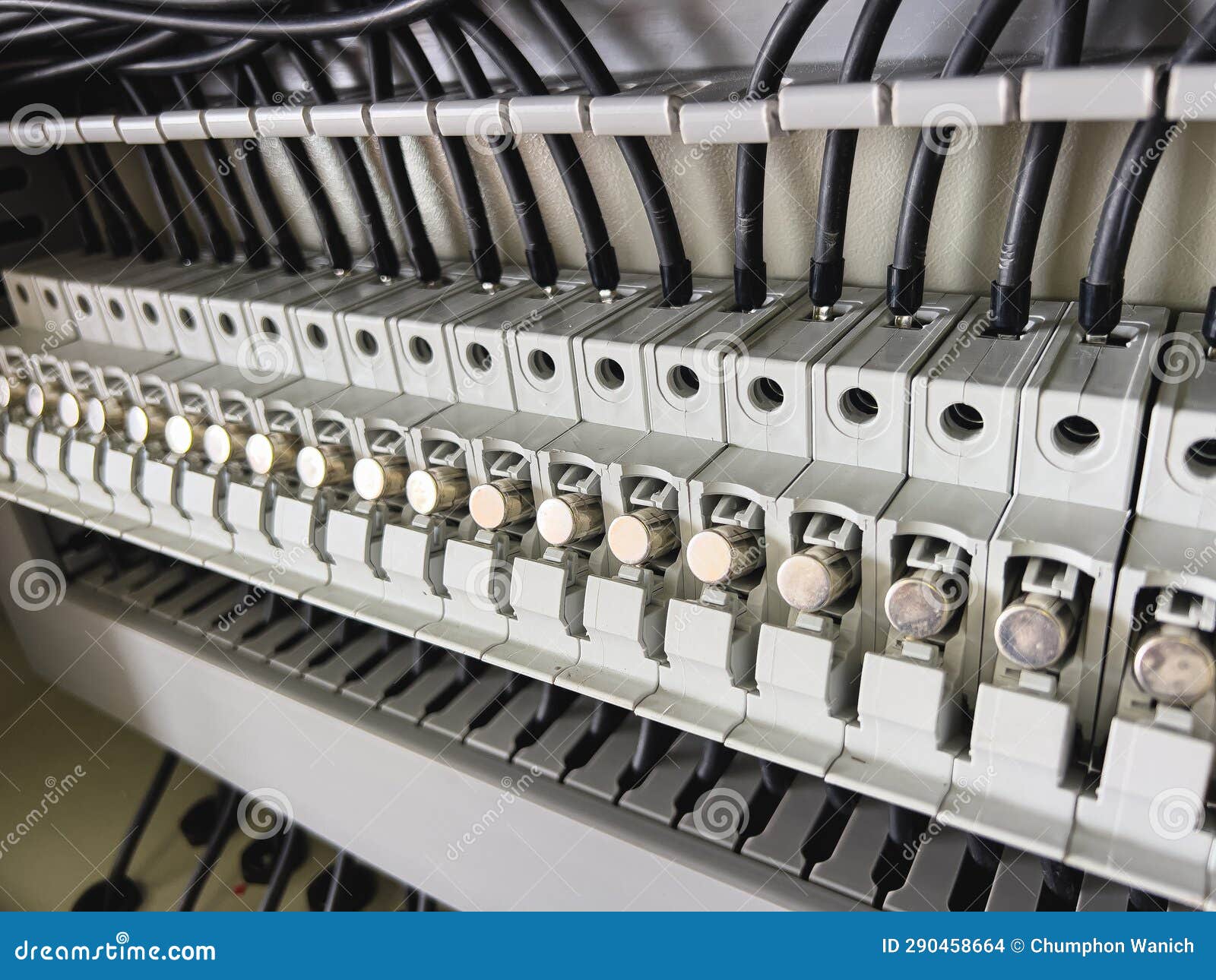 Wiring Connection Work in Electrical Systems Stock Photo - Image of ...