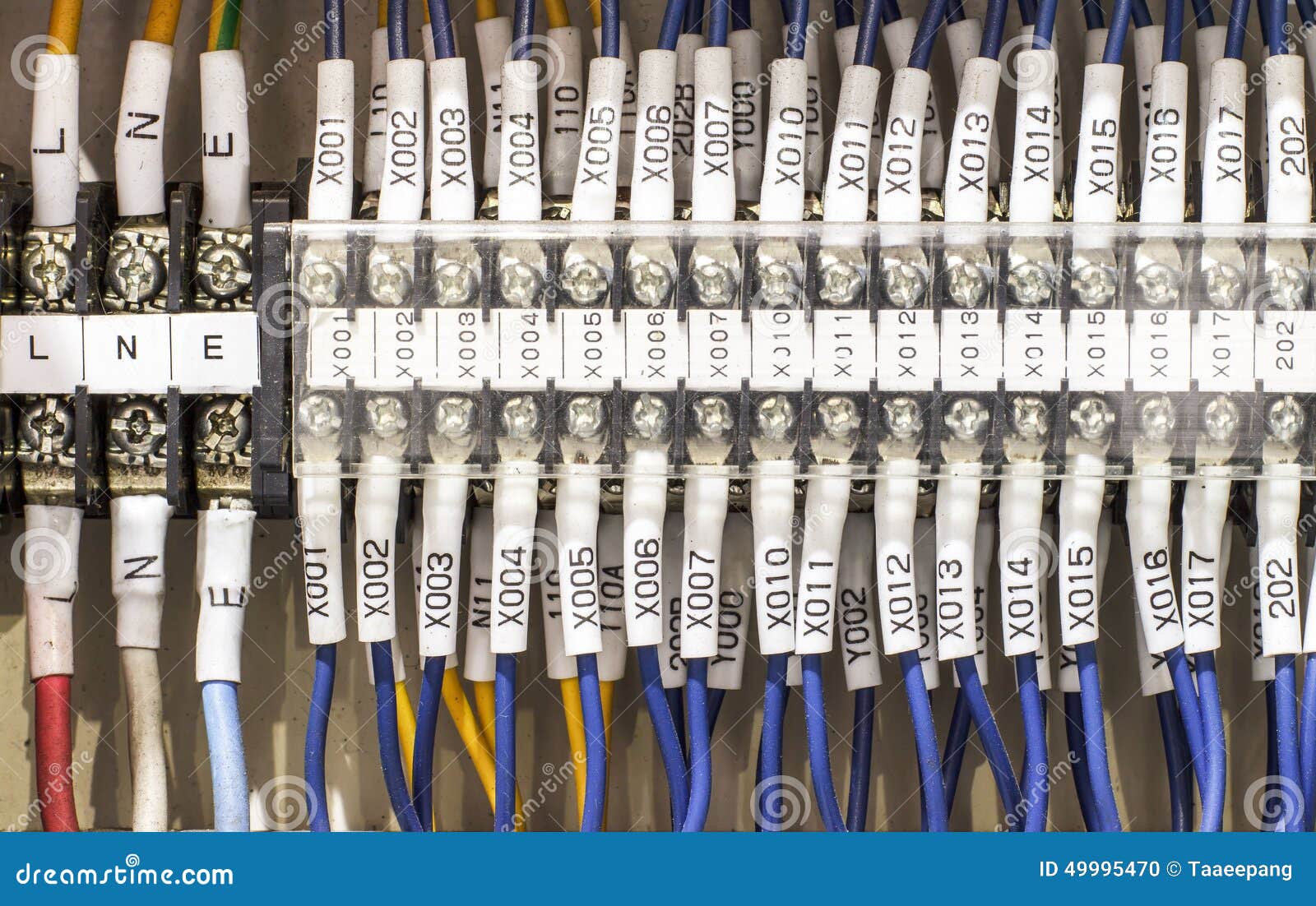 Wiring -- Control Panel With Wires Royalty-Free Stock Photography ...