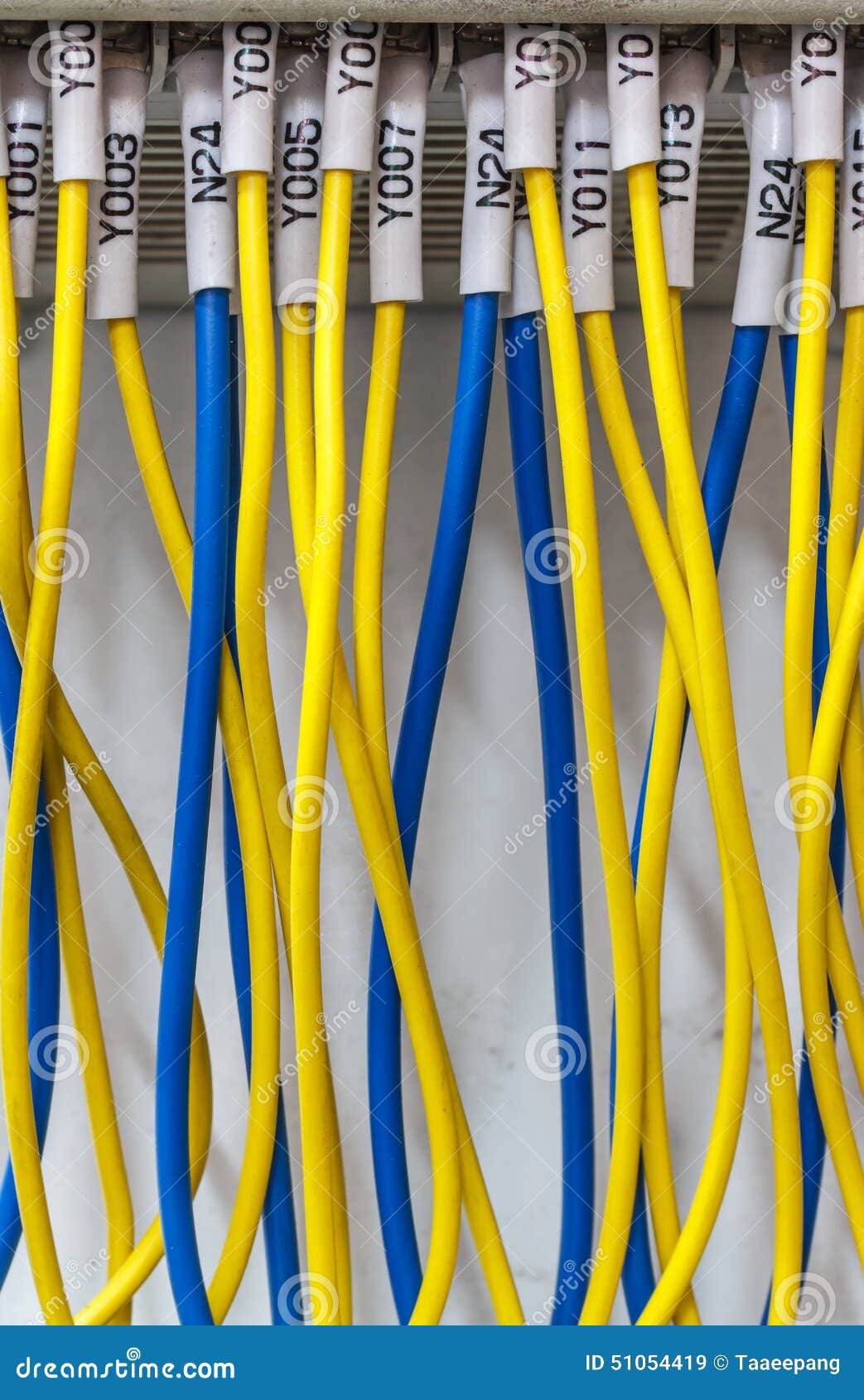 Wiring -- Control Panel With Wires Royalty-Free Stock Photography ...