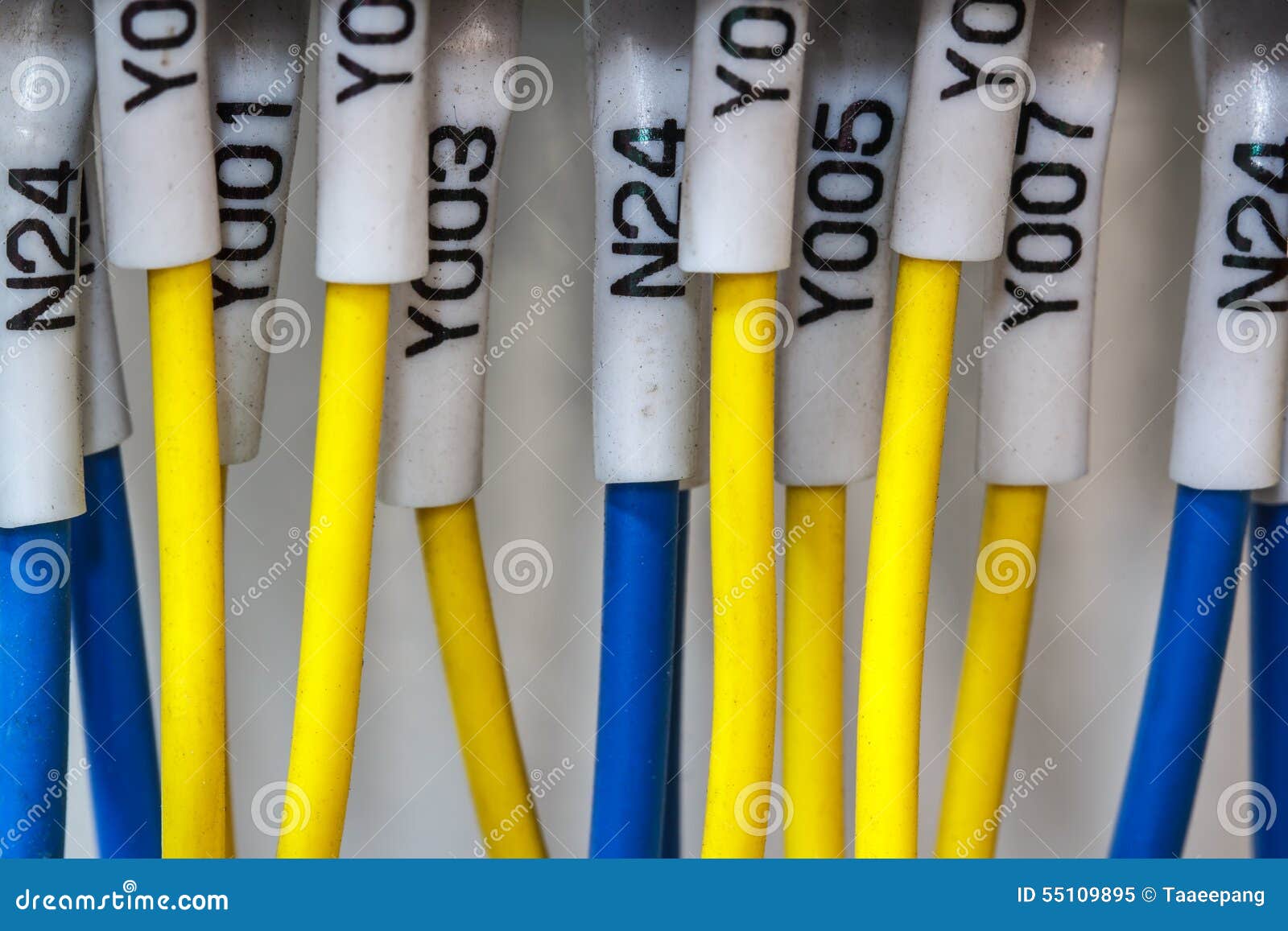 Wiring -- Control Panel With Wires Royalty-Free Stock Photography ...