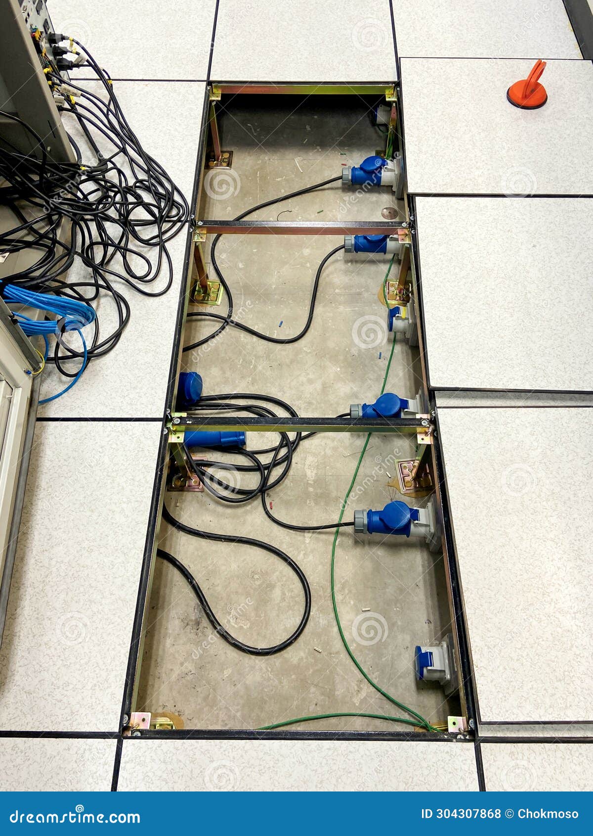 The Wiring stock photo. Image of data, center, technology - 304307868