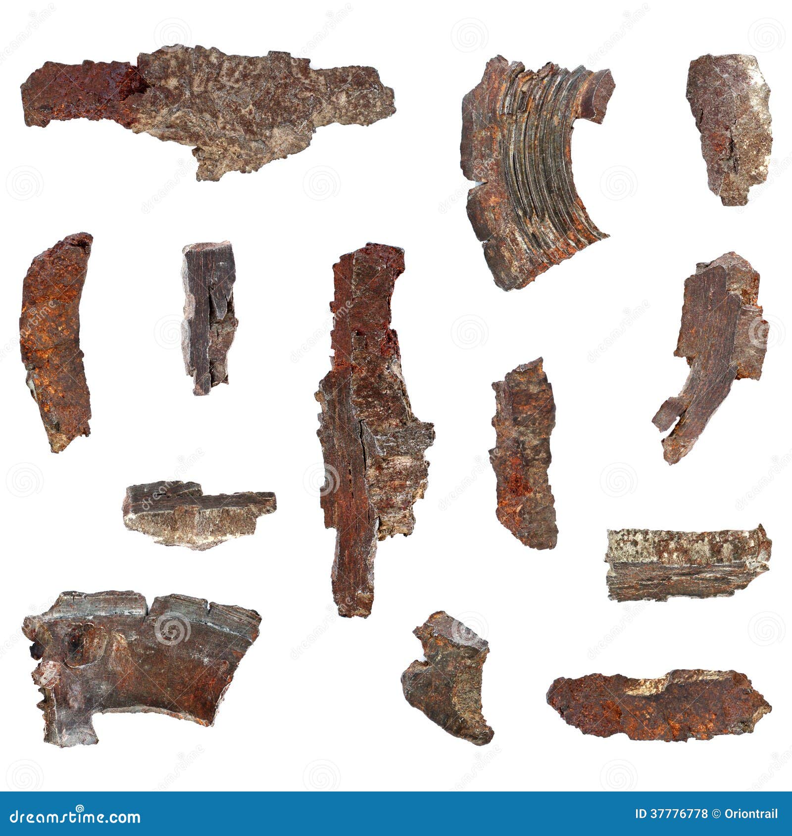 Wirkliche Schrapnells Von Explosionsbombe in Einem Krieg Stockfoto ...