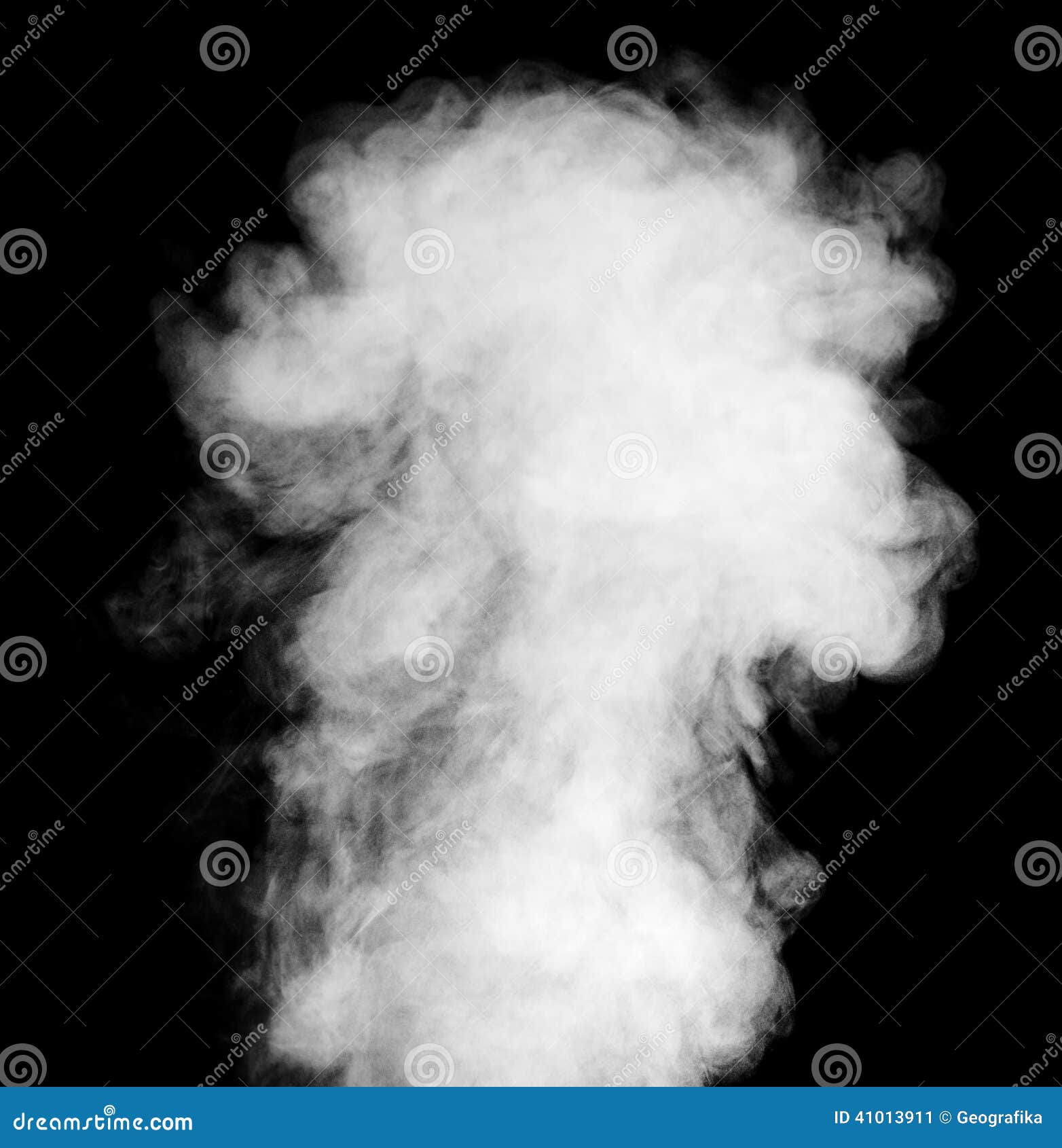 Wirklicher Weißer Dampf Auf Schwarzem Hintergrund Stockbild - Bild von ...