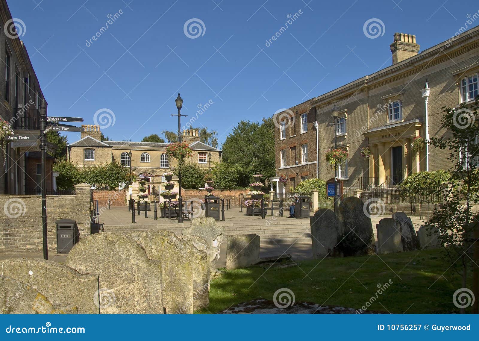 Wisbech, Cambridgeshire stock image. Image of square - 10756257