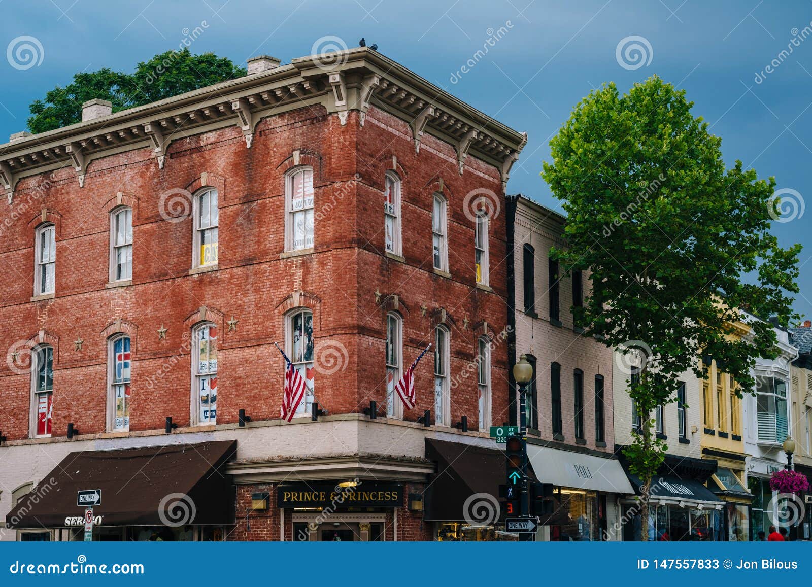 Wisconsin Avenue, in Georgetown, Washington, DC Editorial Stock Photo ...