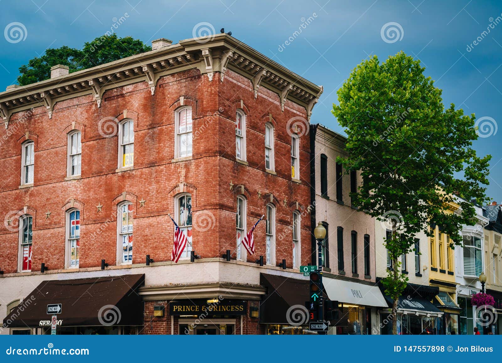 Wisconsin Avenue, in Georgetown, Washington, DC Editorial Stock Photo ...