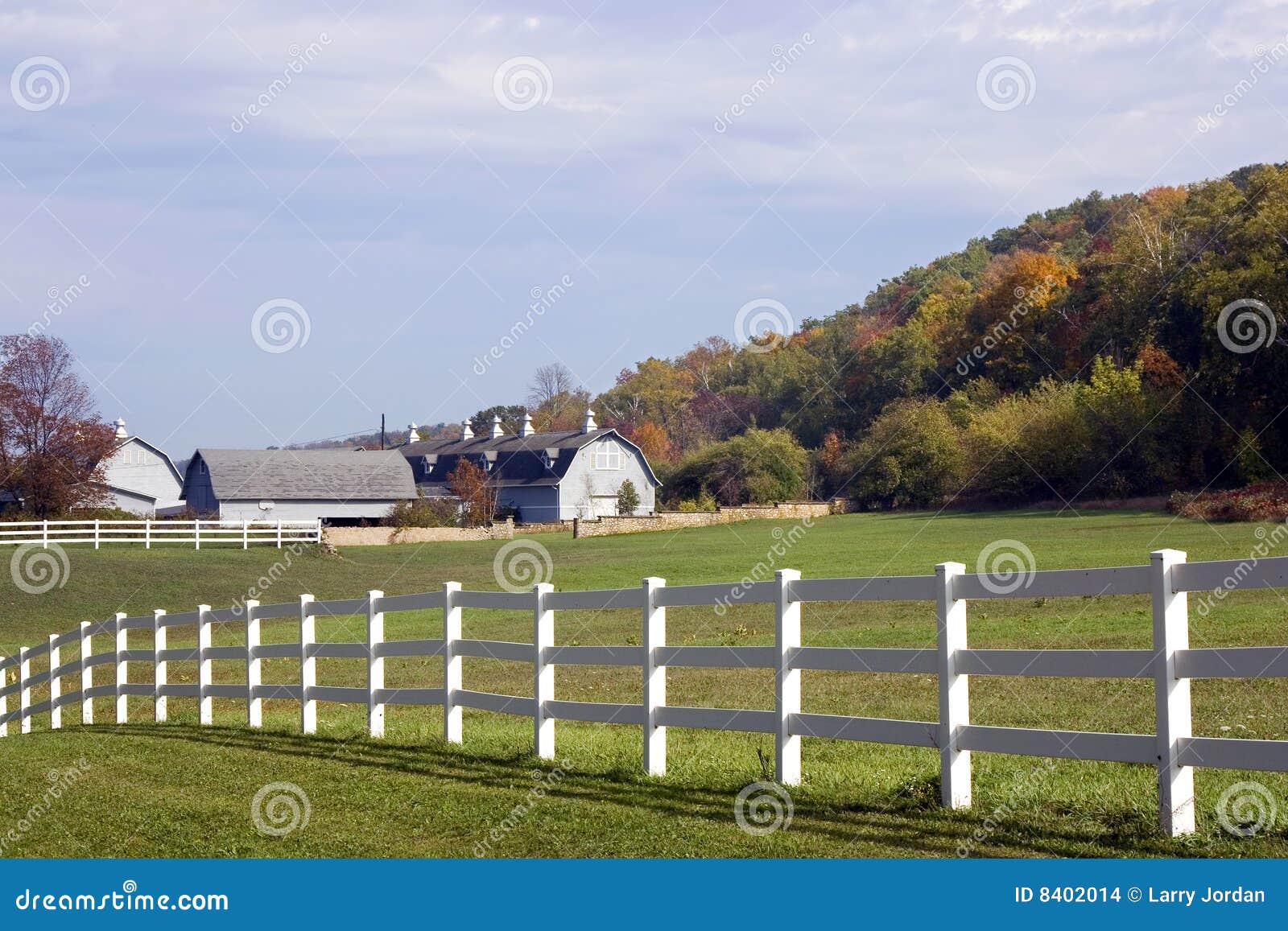 Wisconsin Dairy Farm stock photo. Image of blue, barrier - 8402014