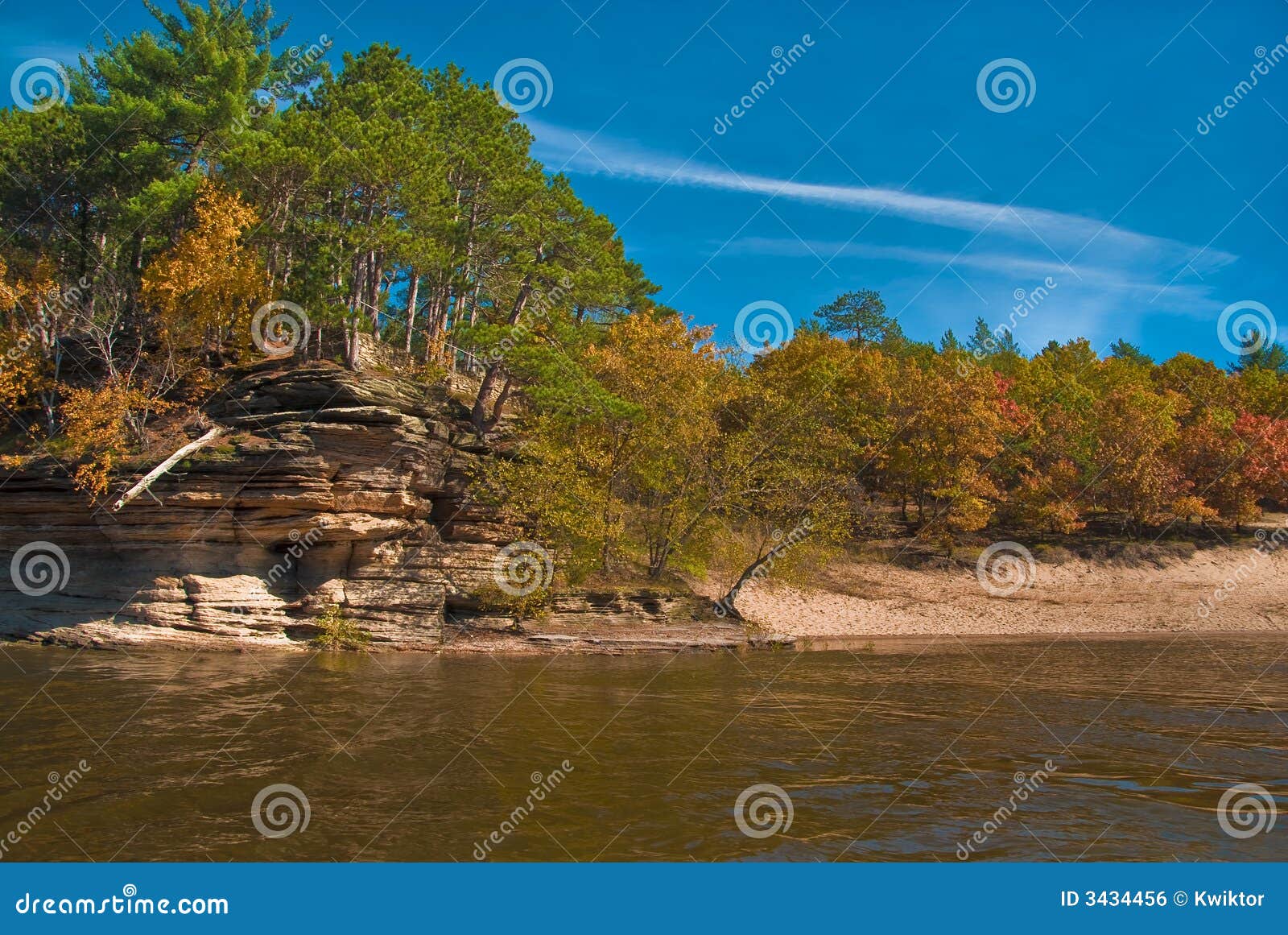 Wisconsin Dells stock photo. Image of season, current - 3434456