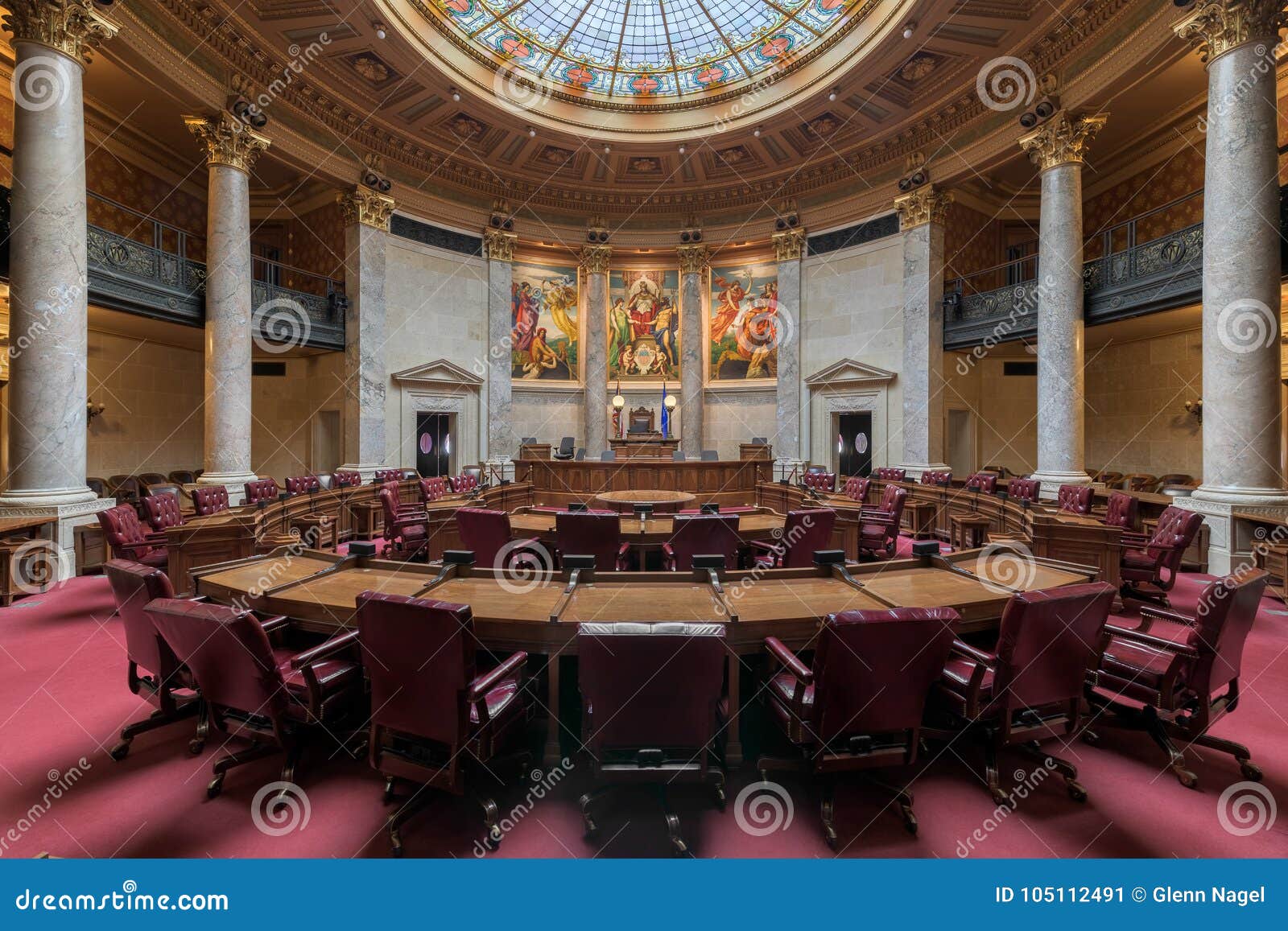 Wisconsin Senate Chamber editorial photo. Image of wisconsin - 105112491