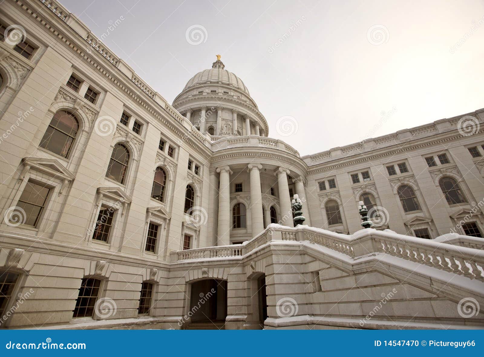 Wisconsin State Legislature Stock Photo - Image of politics, building ...