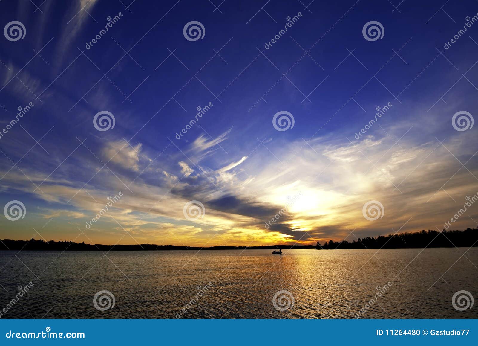 Wisconsin Sunset stock photo. Image of calming, hour - 11264480