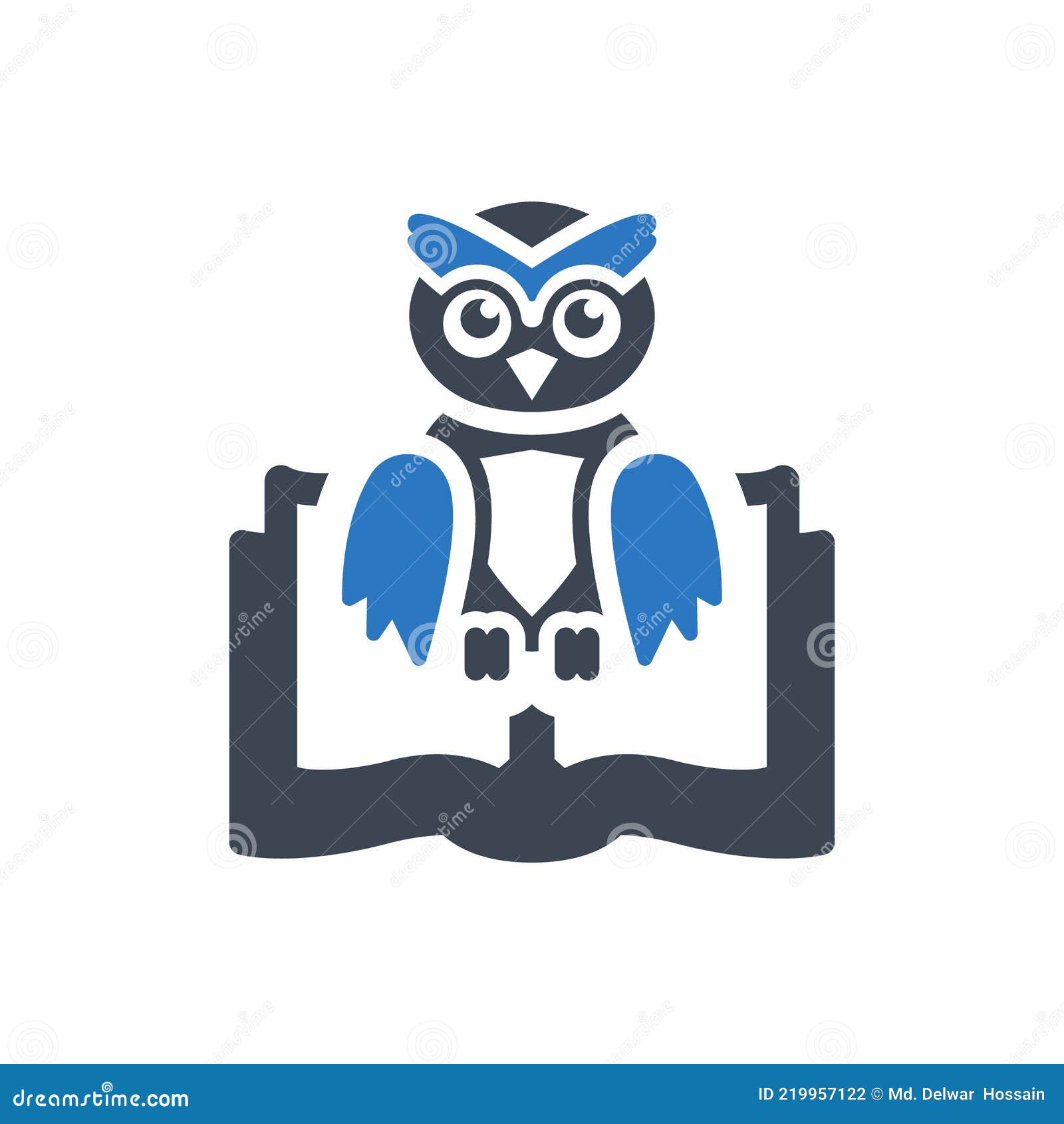 Wisdom icon stock vector. Illustration of sign, education - 219957122