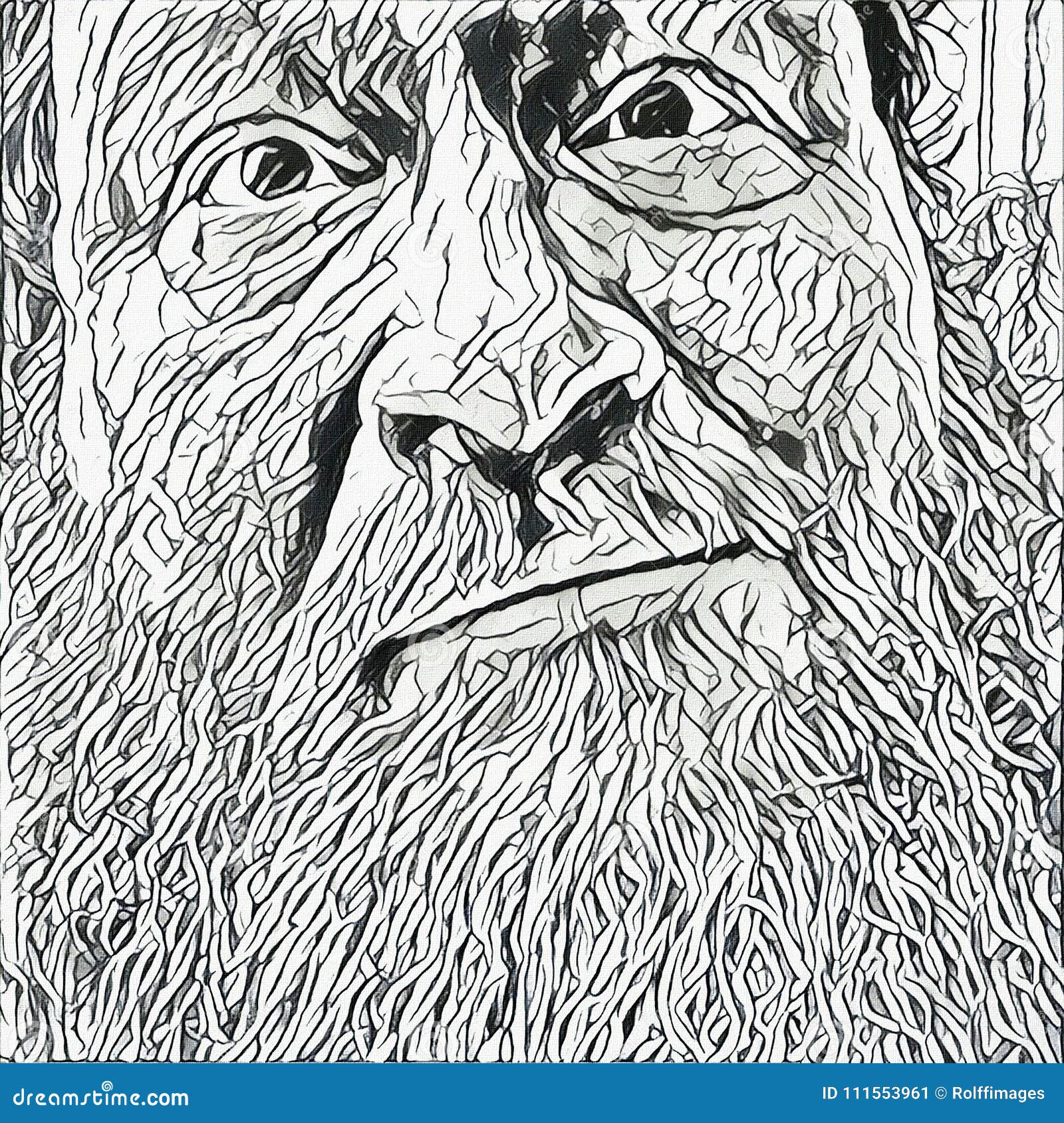 Viking Healer With A Drinking Horn Royalty-Free Stock Image ...