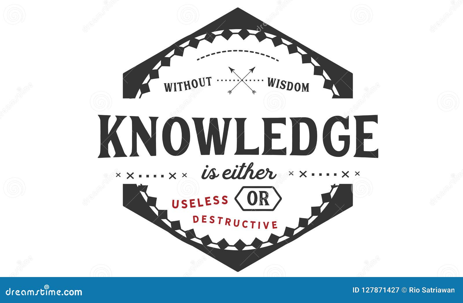 Wisdom Is Knowledge, Rightly Applied Motivational Quote Lettering ...