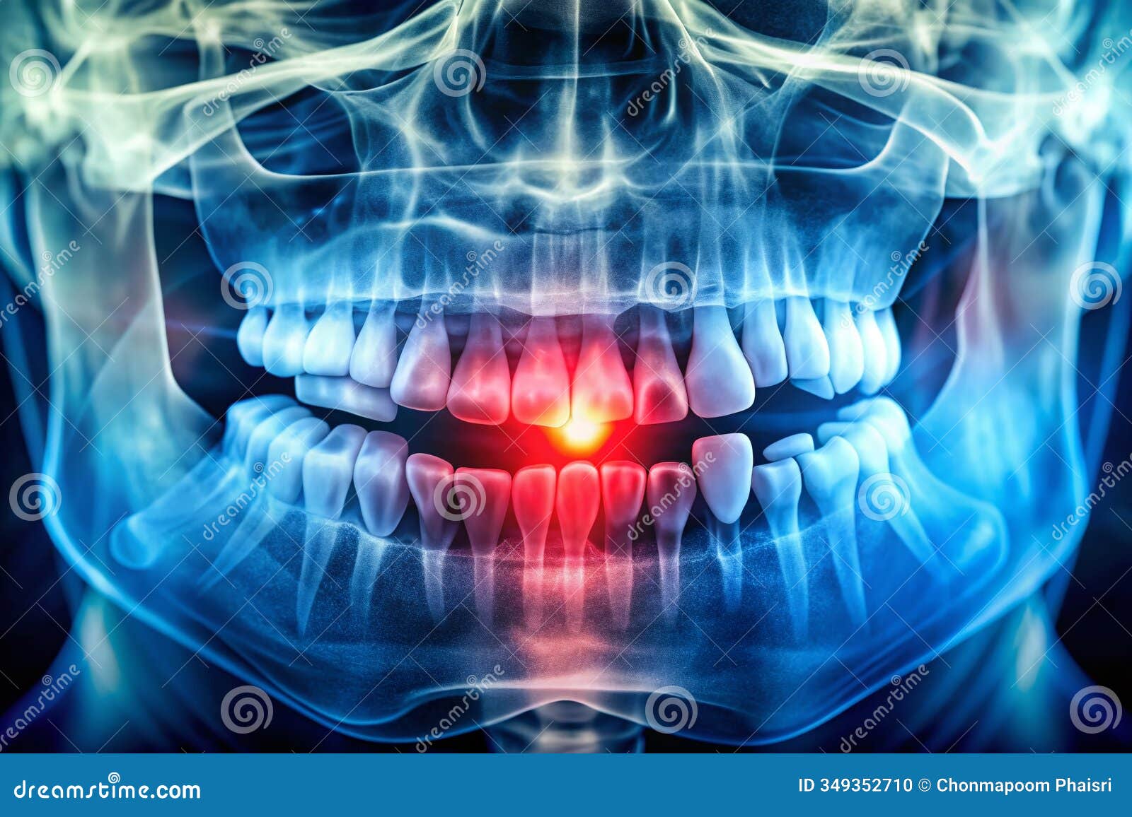 Wisdom Tooth Impaction XRay Visualization of Development and Surgical Procedures Including Pain ...