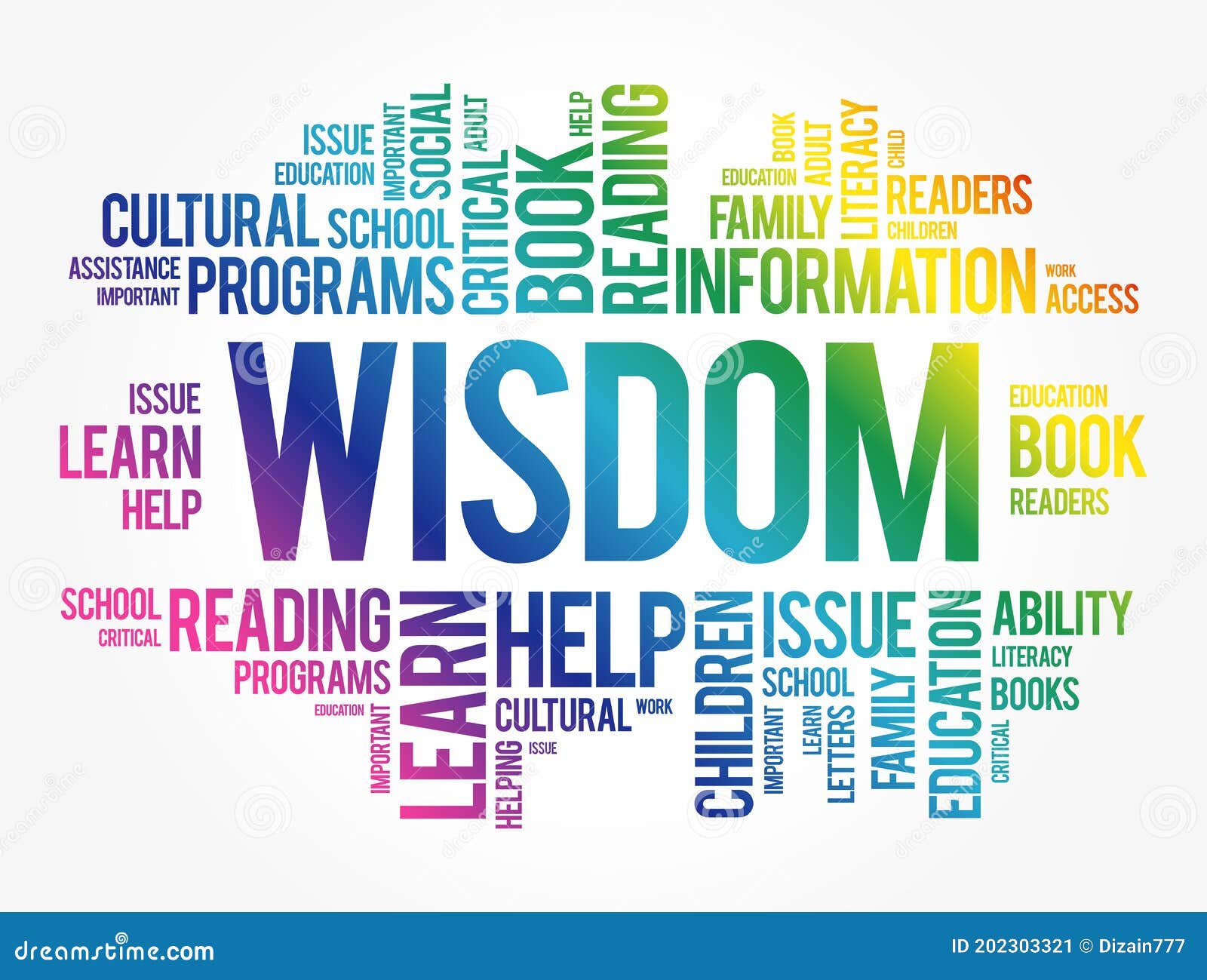 Wisdom Word Stock Photography | CartoonDealer.com #114635234