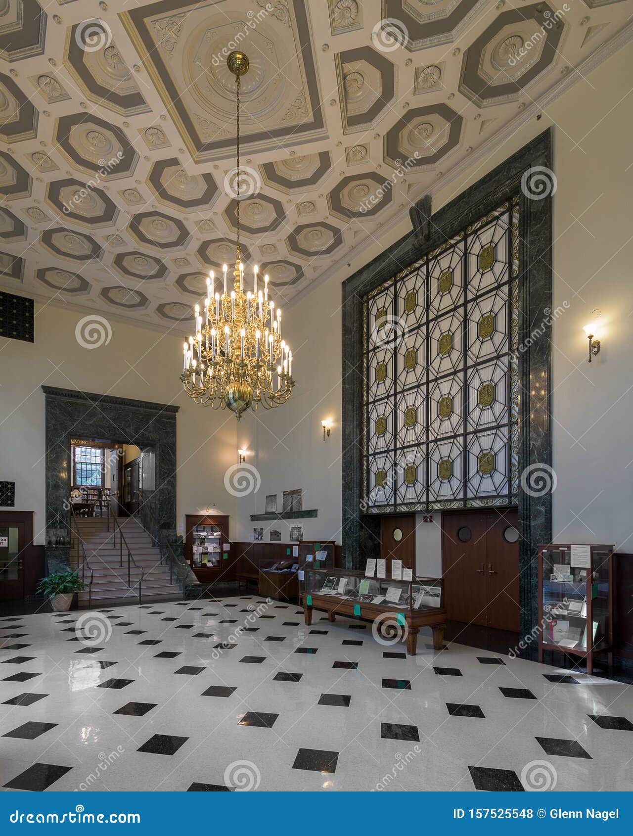 Wise Library En La Universidad De Virginia Occidental Foto de archivo ...