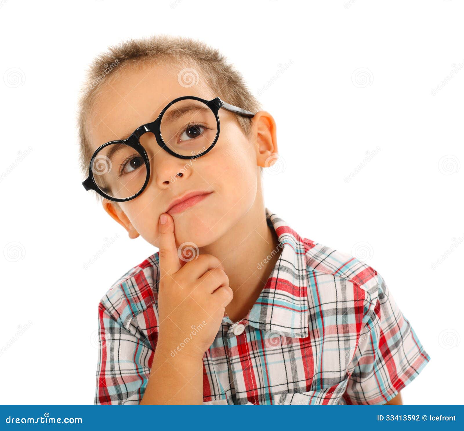 Wise Little Boy Stock Photography - Image: 33413592