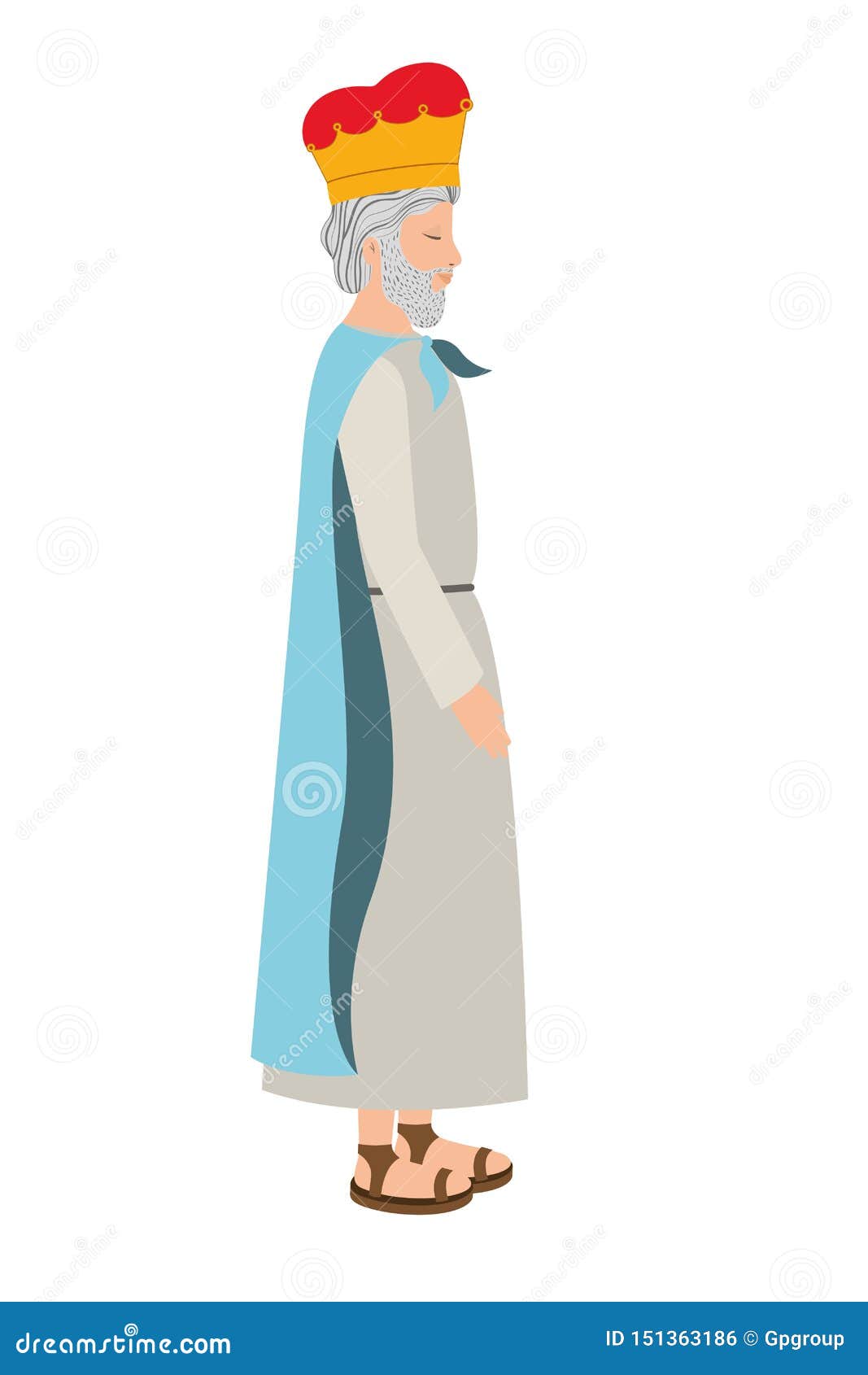 Wise man manger character stock vector. Illustration of cartoon - 151363186