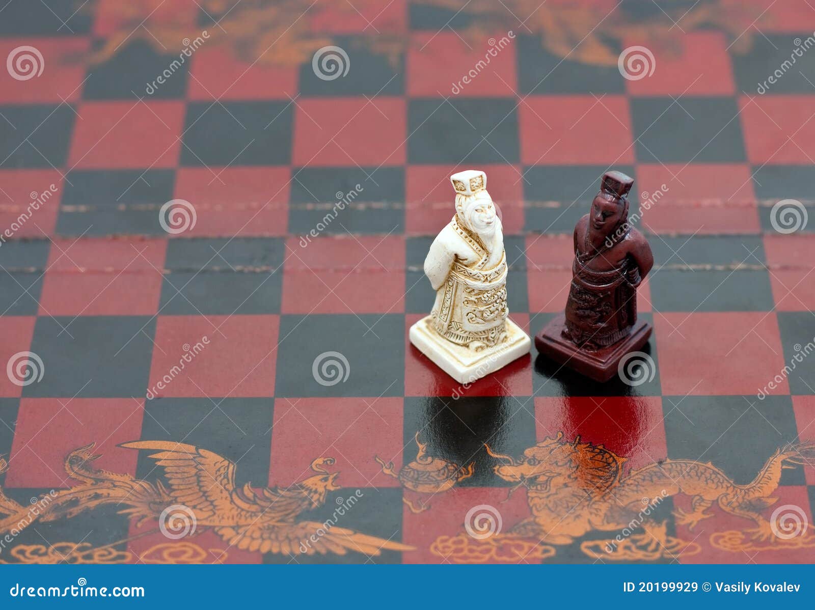 Chinese Chess Pieces Royalty-Free Stock Image | CartoonDealer.com #17043844