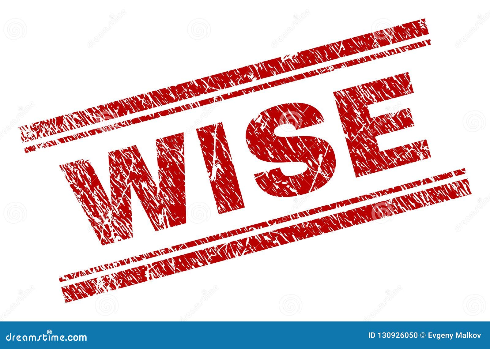 Scratched Textured WISE Stamp Seal Stock Vector - Illustration of draft ...