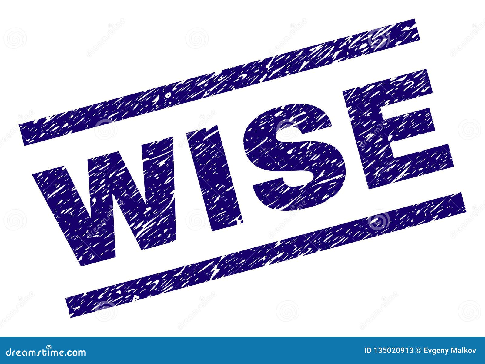 Scratched Textured WISE Stamp Seal Stock Vector - Illustration of ...