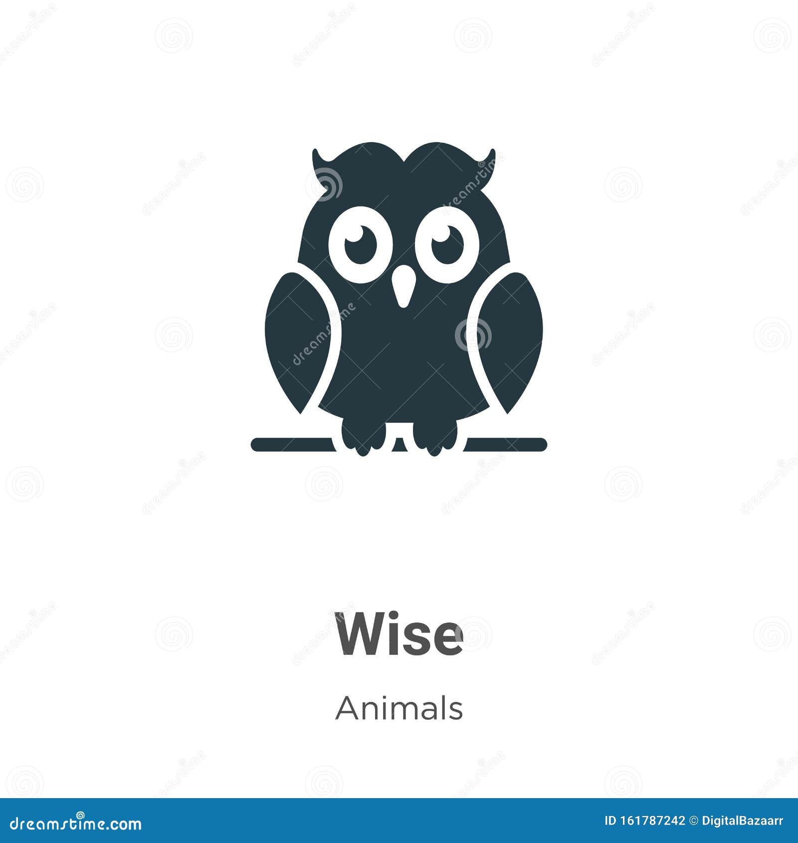 Wise Owl Vector Illustration. Knowledge Symbol Flat Tiny Persons ...