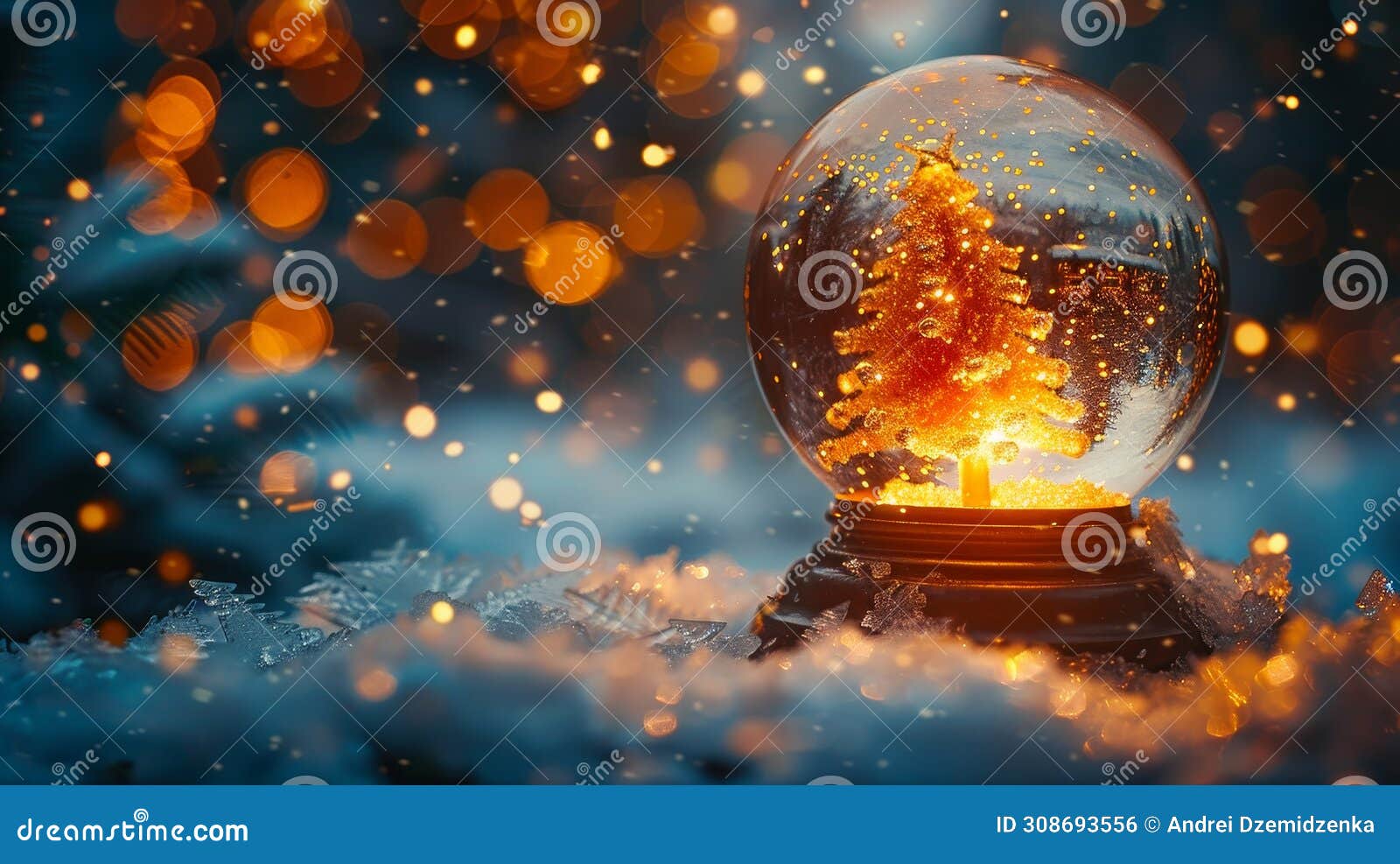 The Wish Concept - Abstract Defocused Background - a Snowglobe in Eve ...