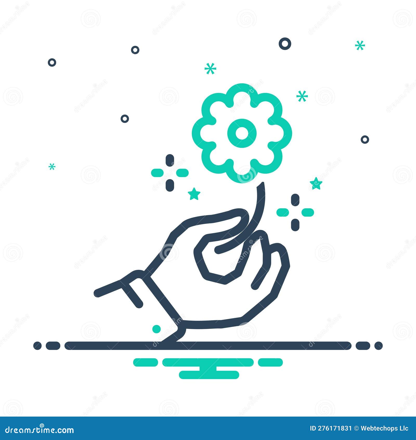 Mix Icon for Wish, Longing and Holding Stock Vector - Illustration of ...