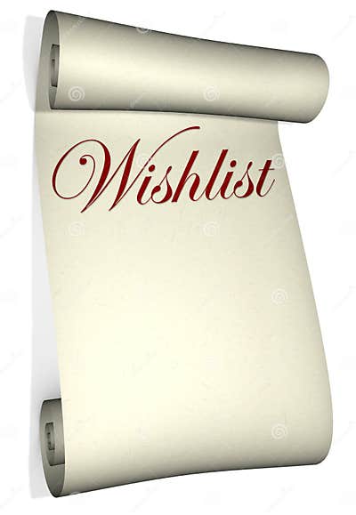 Wish list stock illustration. Illustration of celebration - 11111002
